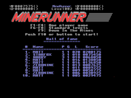 Mine Runner – Amiga Boing Blog