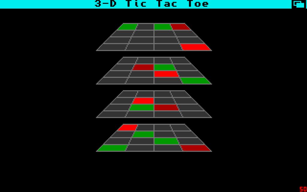 3D Tic Tac Toe – Amiga Boing Blog