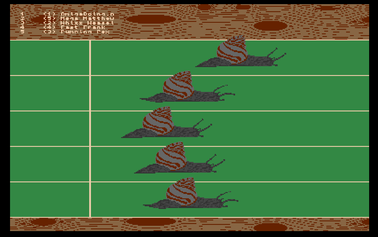 Snail Racing – Amiga Boing Blog