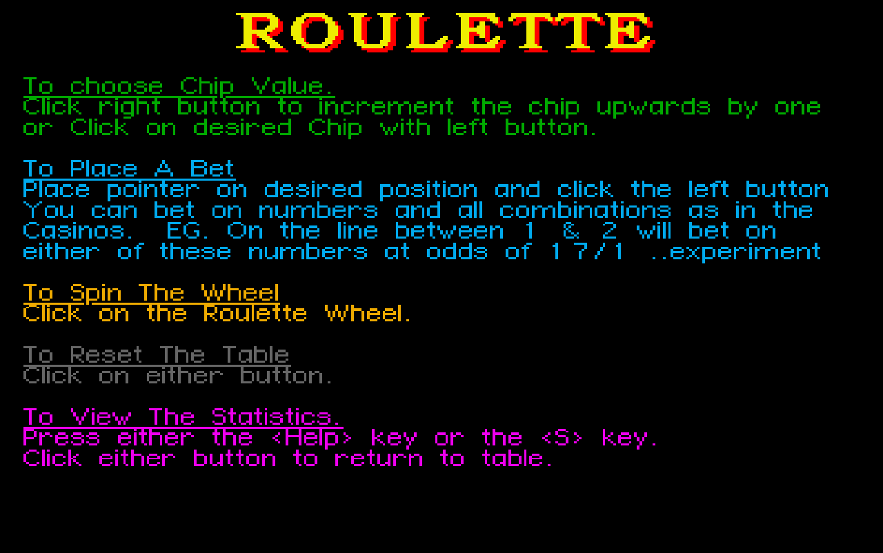 Roulette – Amiga Boing Blog